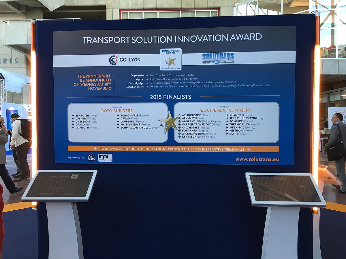 SOLUTRANS 2015 / Prix de l'Innovation de Solutions de Transport 2015 ...